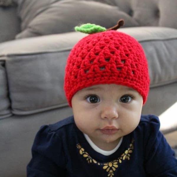 Baby Apple Hat - Etsy