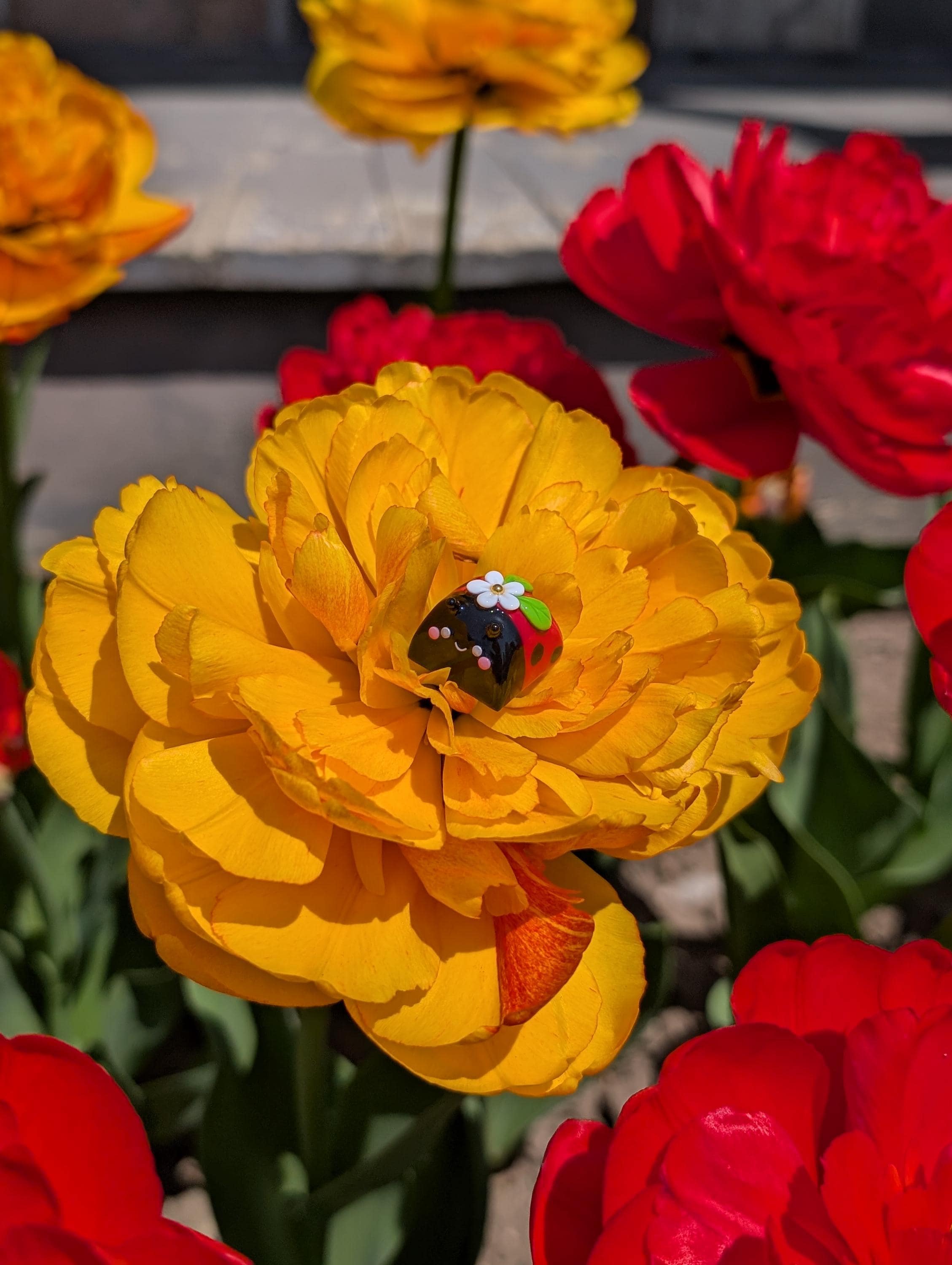 Daisy Ladybug | Cute Artisan Keycap | Handmade - Etsy