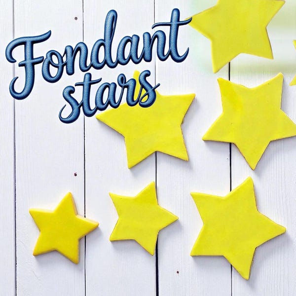 Fondant Stars - Etsy