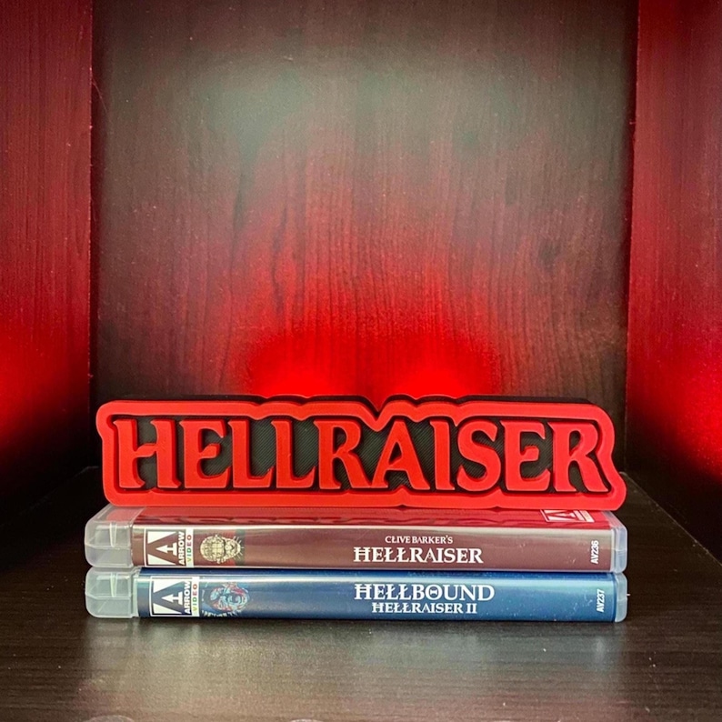 Hellraiser Sign, Horror Shelf Display - Etsy