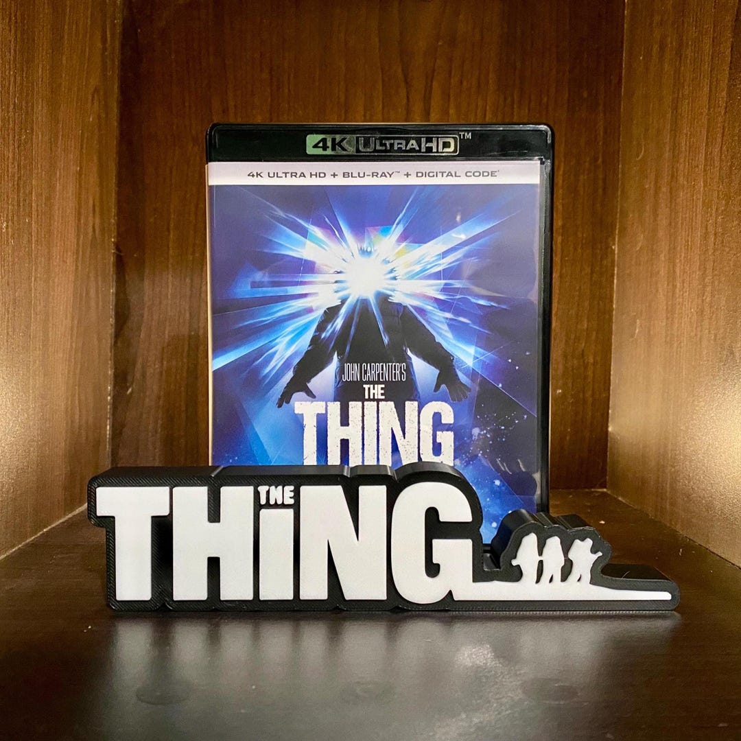 The Thing Sign, Horror Shelf Display - Etsy