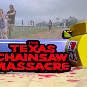 The Texas Chainsaw Massacre Sign, Horror Shelf Display - Etsy