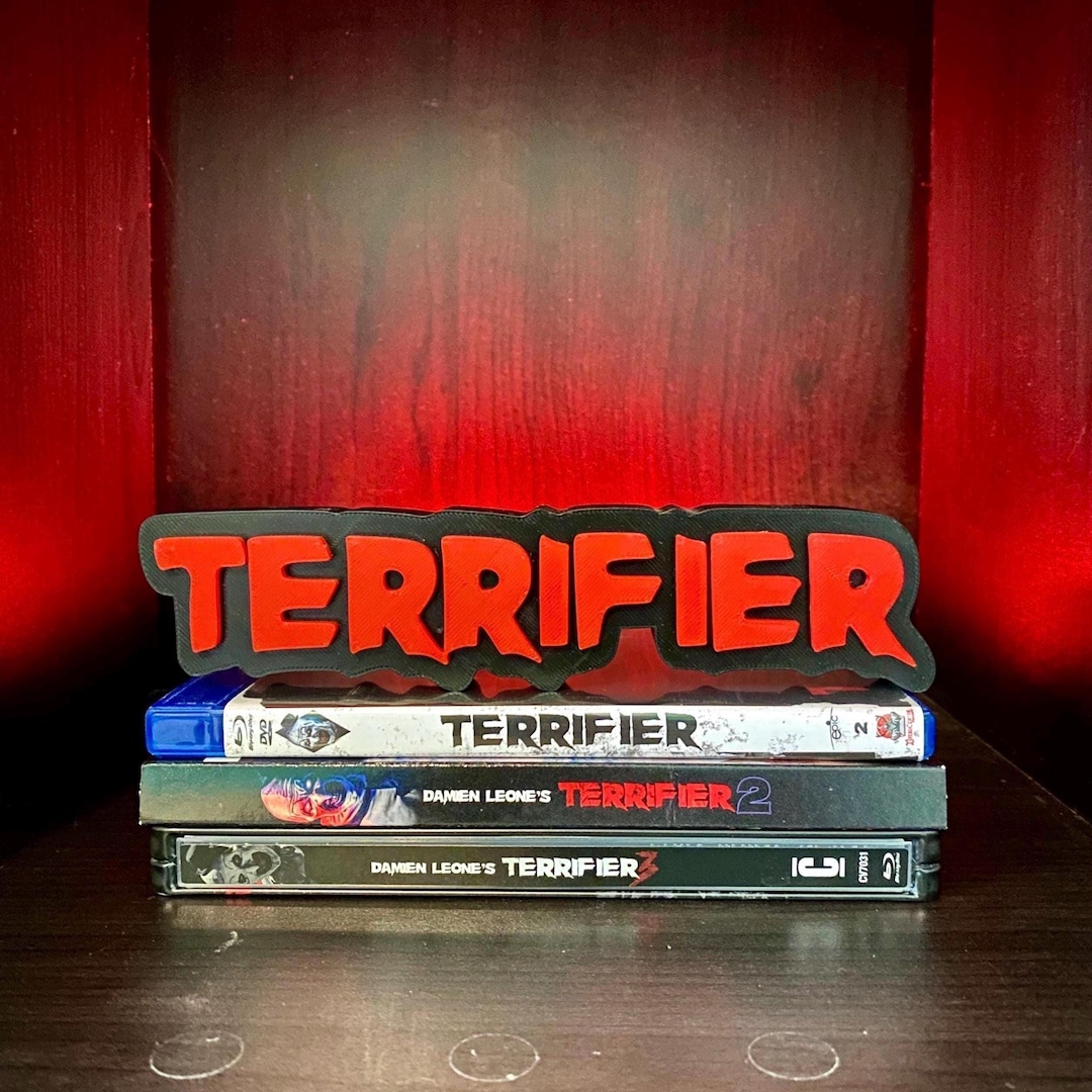 Terrifier Sign, Horror Shelf Display - Etsy