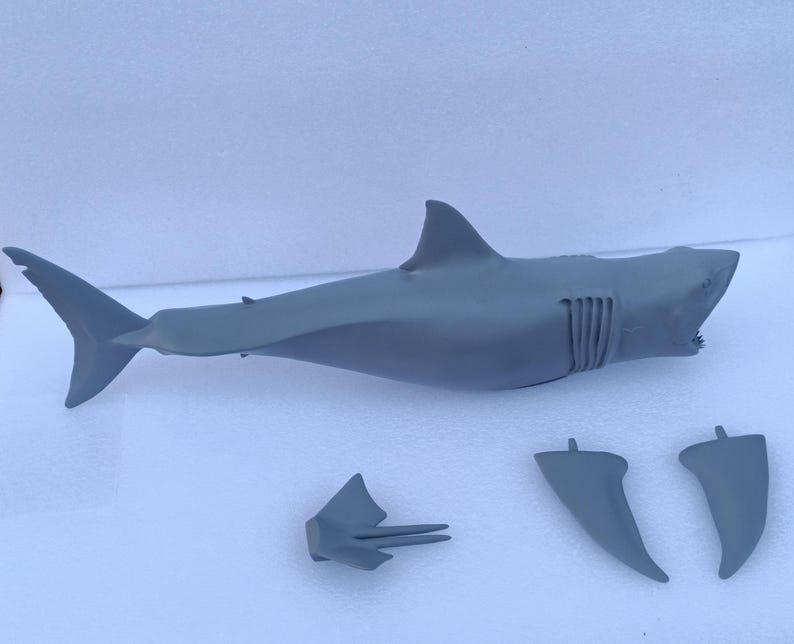 Jaws - Bruce Shark Model Kit 1/18 Scale (unpainted) - Etsy New Zealand