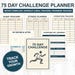 75 Day Challenge Tracker| 75 Soft Printable | 75 Medium Tracker ...