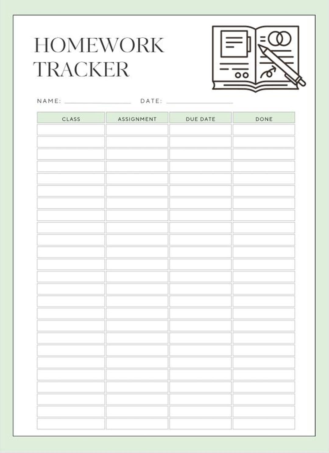 Homework Tracker, Assignment and School Project Tracker, To-do List ...