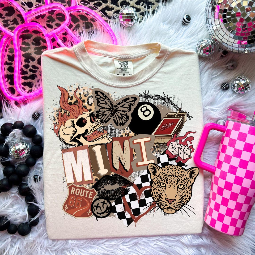 Mini Collage PNG, Western Retro Mini PNG, Grunge Western Mini PNG ...