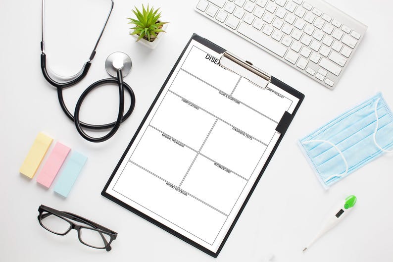 Disease Template Nursing Concept Map Disease Process Med Surg Study Template Disease Process ...