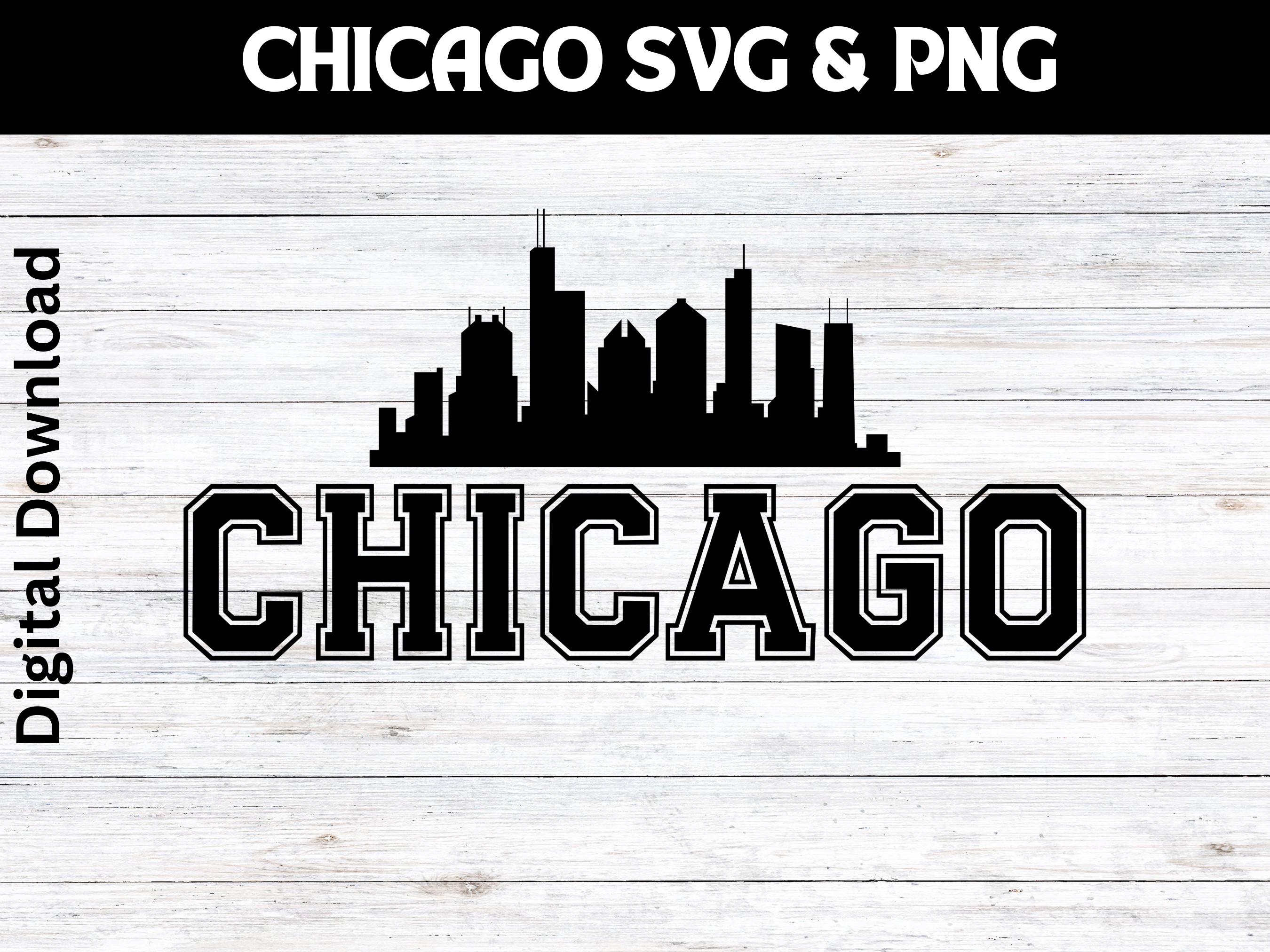 Chicago Skyline SVG, Chicago City SVG Skyline, Chicago, Chicago Png ...