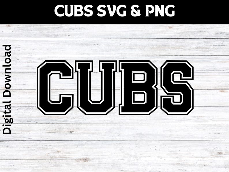 Cubs Png, Cubs Svg, Digital Download - Etsy