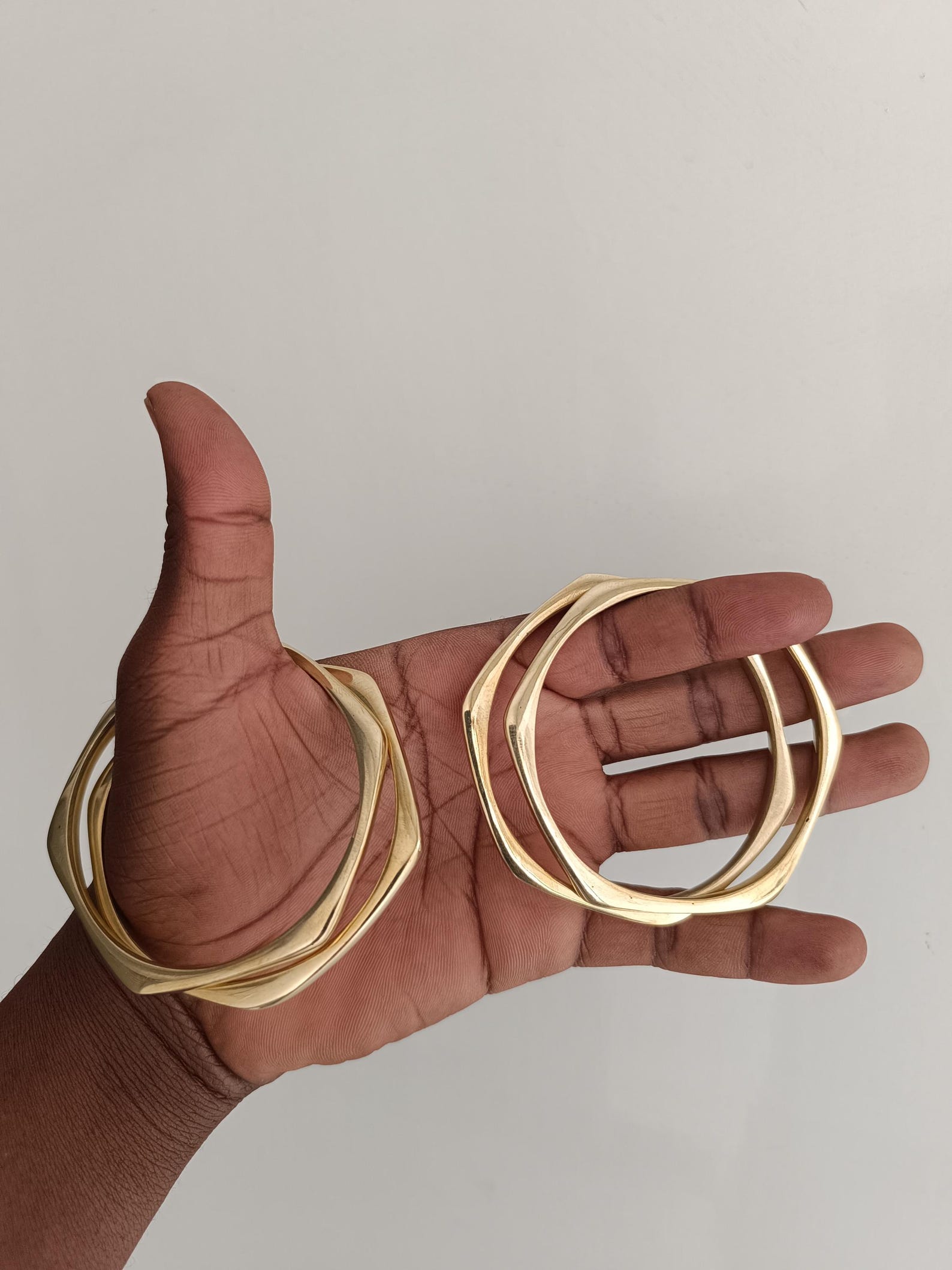 Adjustable Brass Cuff Bracelet: African Unisex Jewelry - Etsy