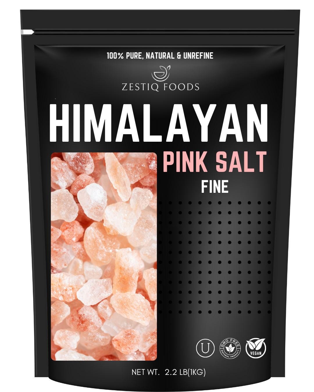 Himalayan Pink Salt Coarse Pouch Bag - Etsy