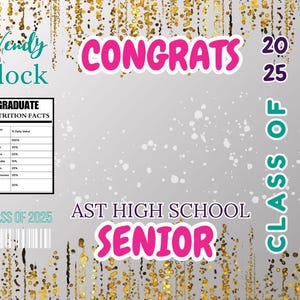 Graduation Chip Bag Template 2025 | Editable Canva Chip Bag | DIY ...