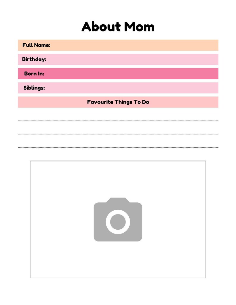 Editable Baby Memory Book Canva Template | Digital Download ...