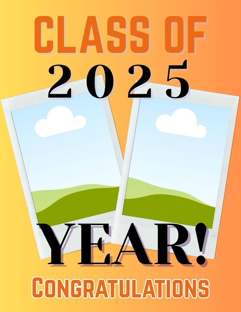 Editable Graduation Booklet Canva Template | Printable Graduation ...