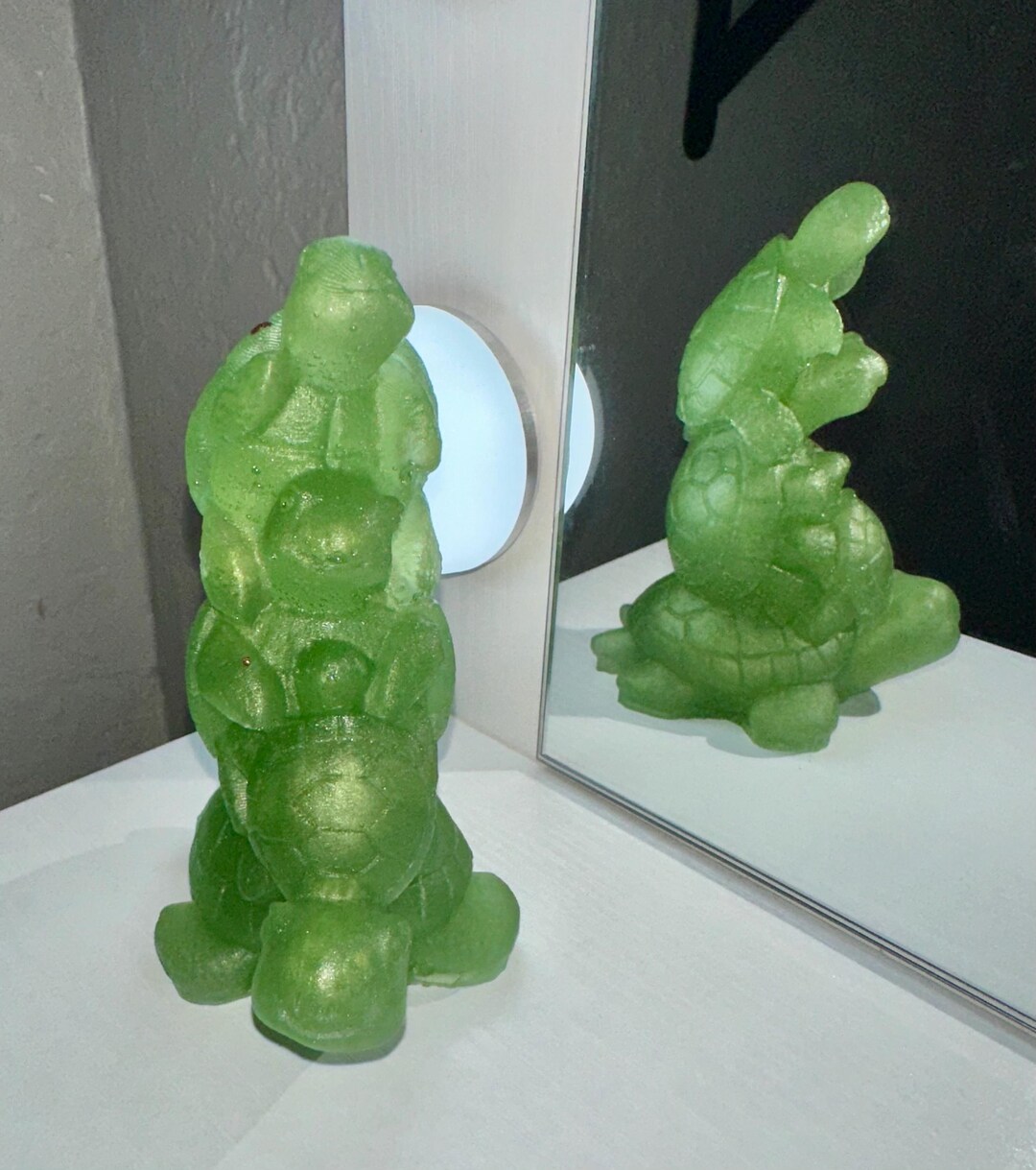 Stacked Turtle Figurines. - Etsy