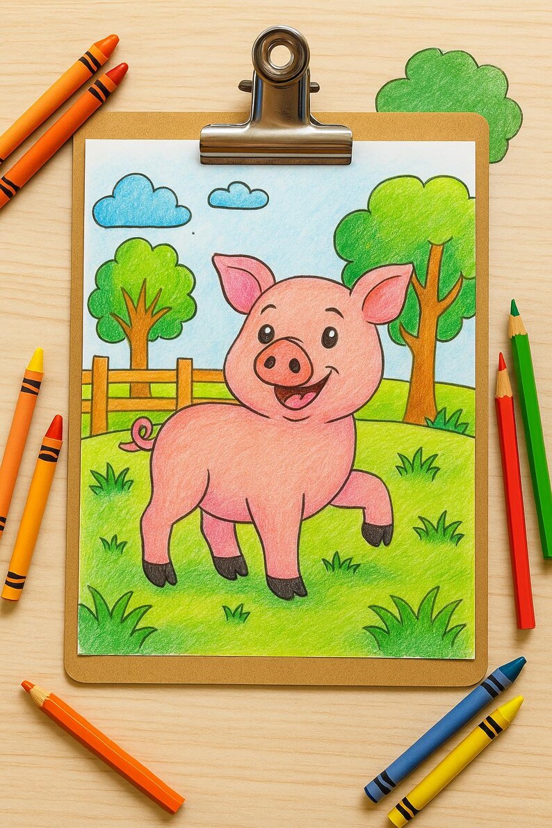 Farm Coloring Pages for Kids | Printable Barn Animal Coloring Sheets ...