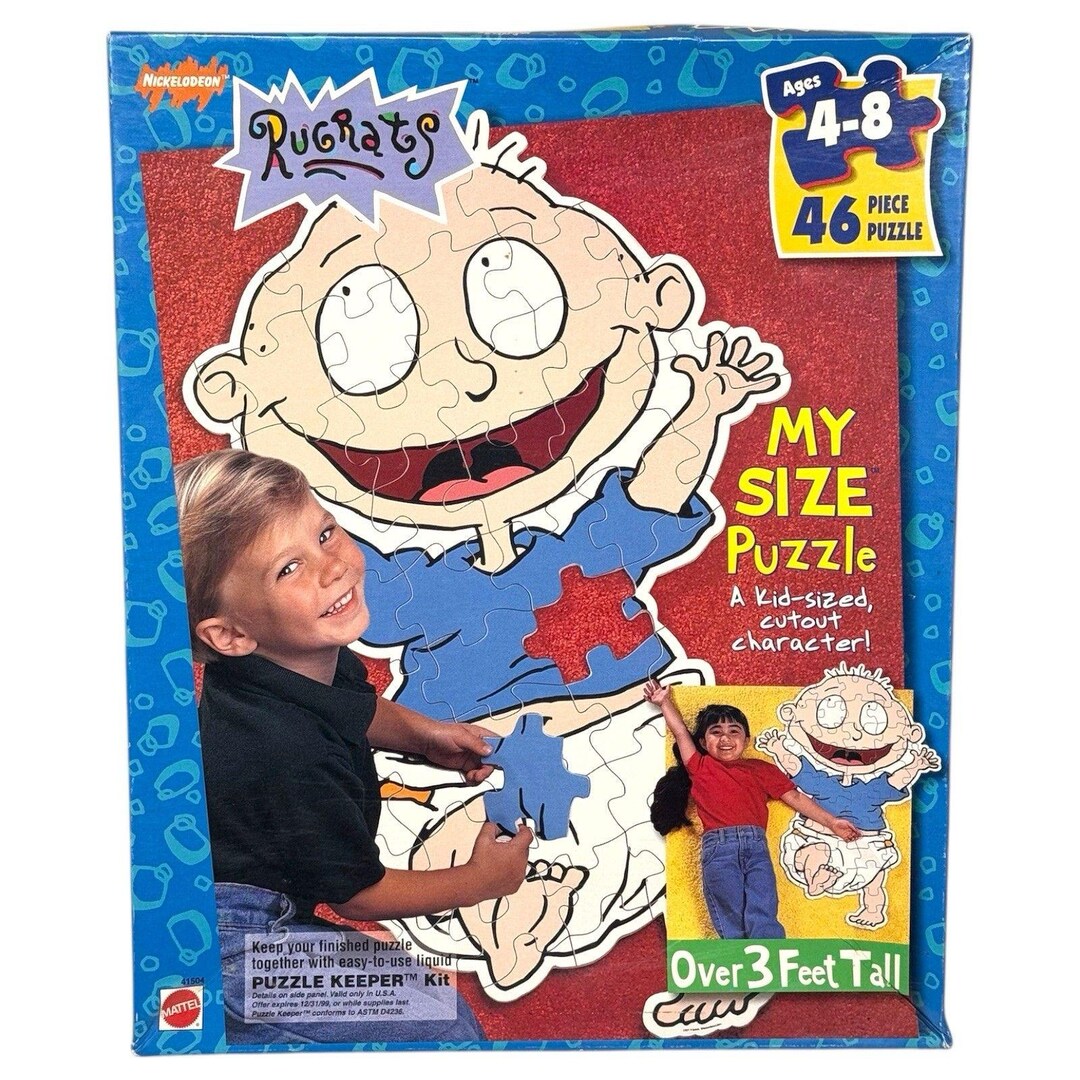 Nickelodeon 1997 Rugrats Tommy My Size 3 Foot Tall Puzzle 46 Pieces ...