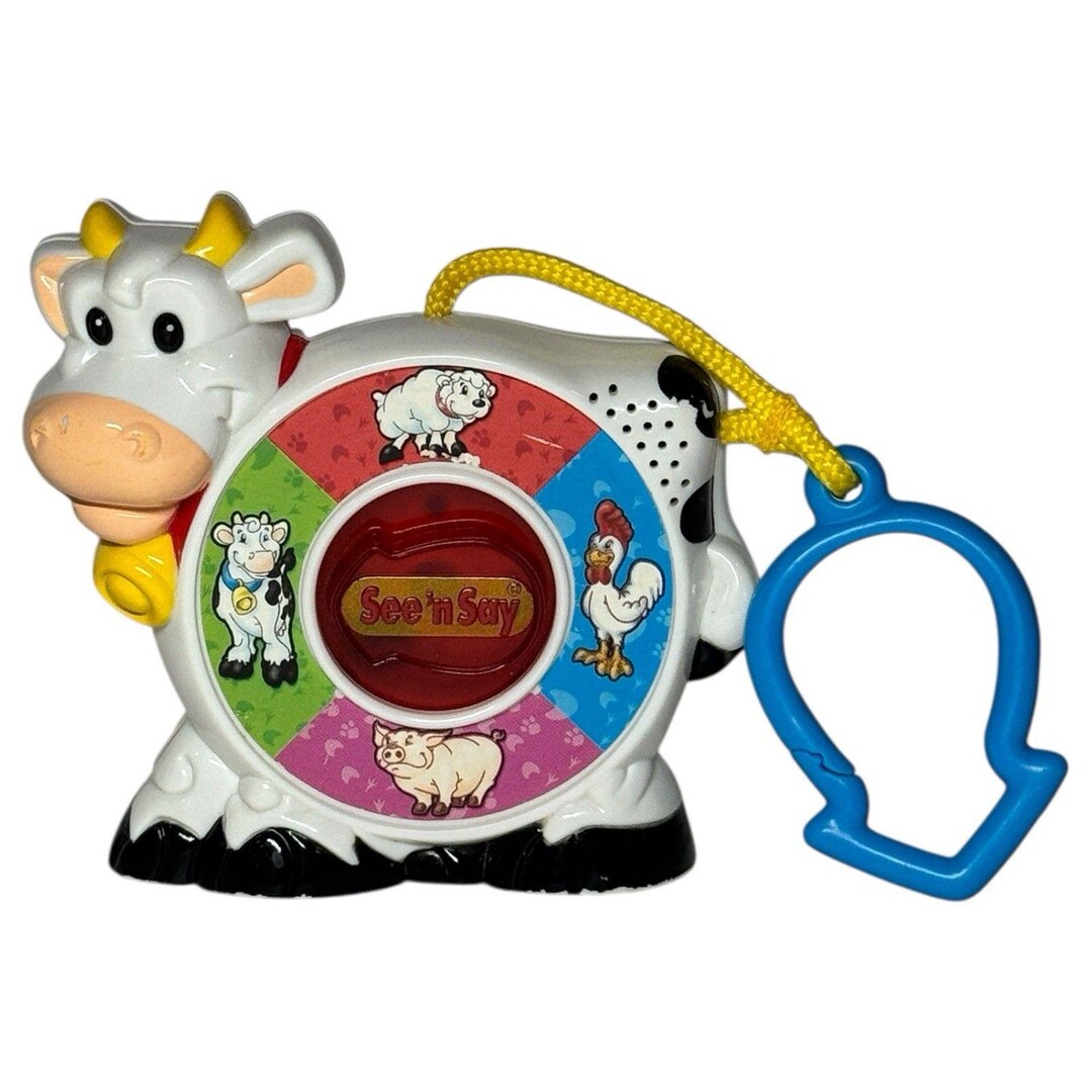 Rare 2003 Mattel See N Say Junior Farm Animals Mini Musical Animal Toy ...