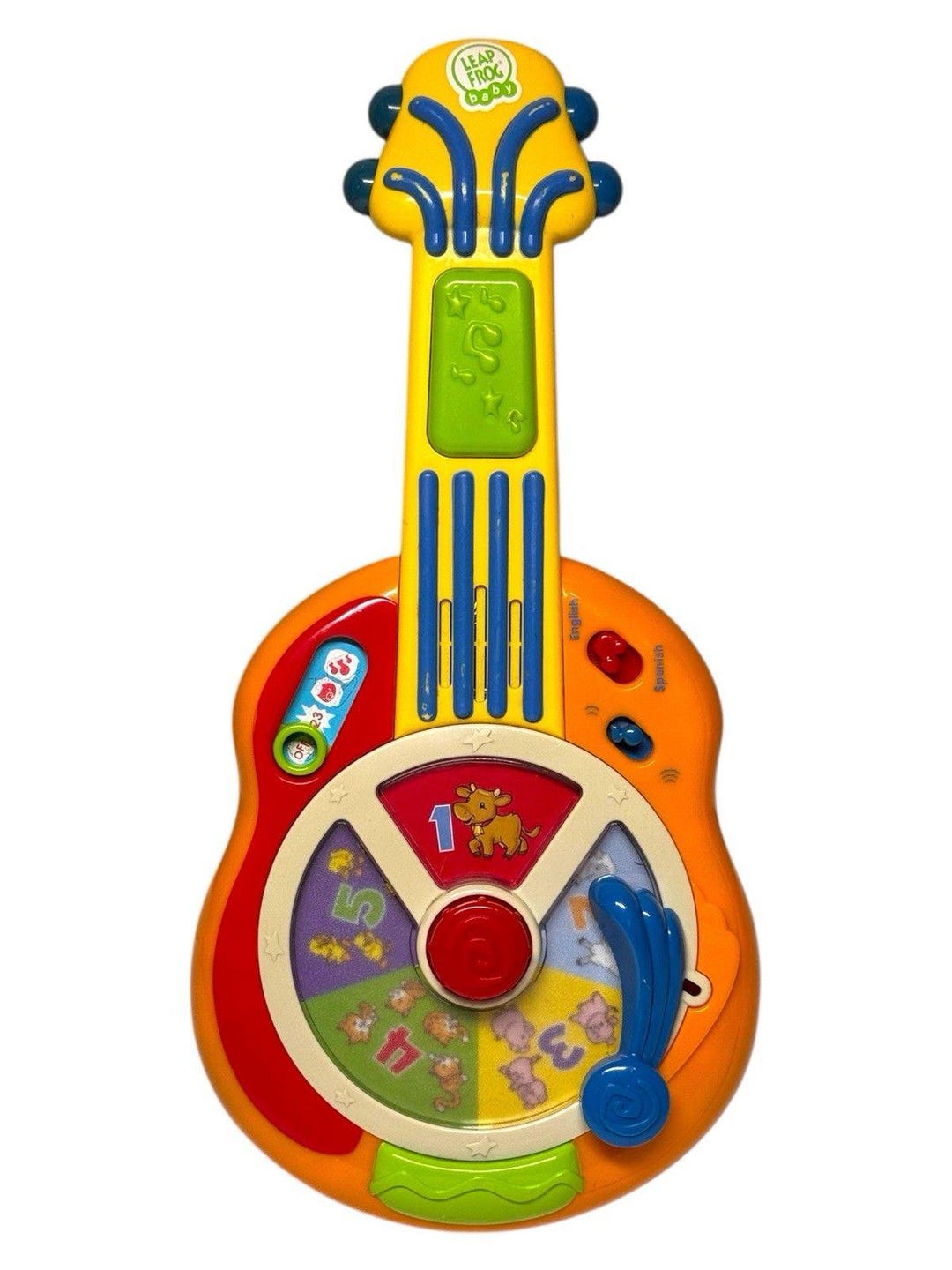 2011 Leapfrog Bilingual Learn & Grove Musical Guitar English Spanish ...