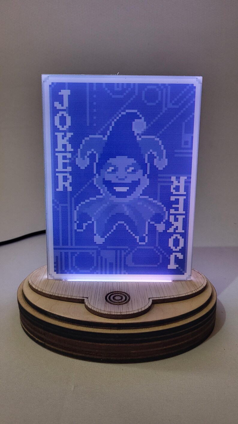Balatro Joker LED Night Lamp. 16 Colors, Decoration for Your Poker or ...