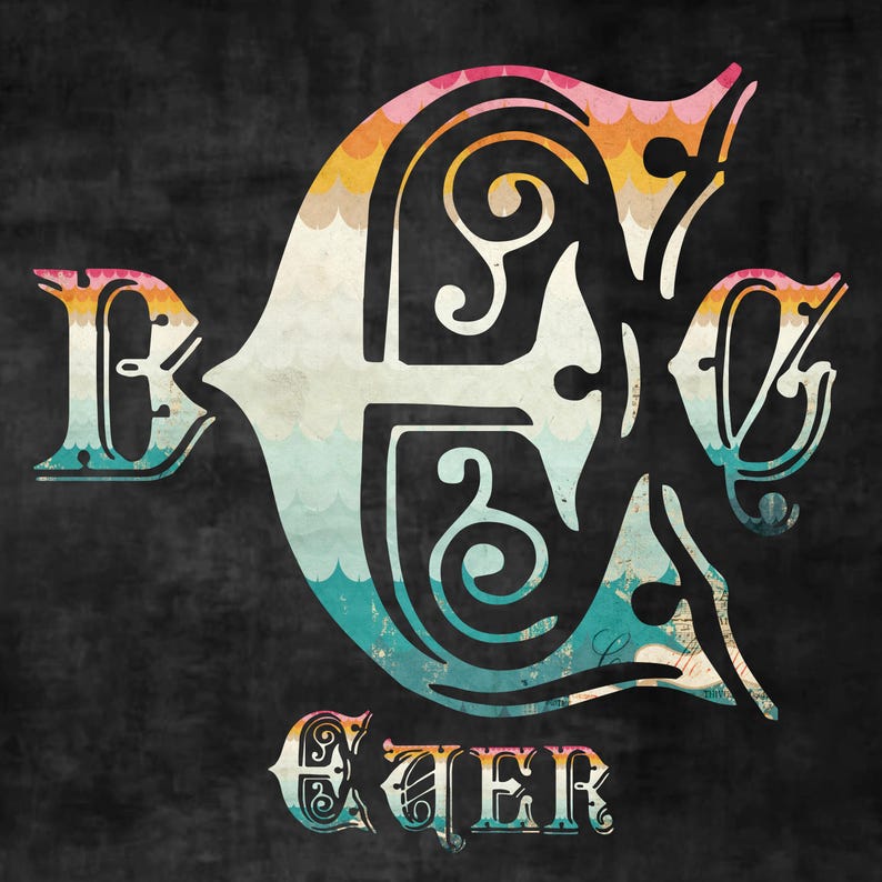 Gothic Blue Marble Alphabet: Full A-Z (SVG Digital Download) - Etsy ...