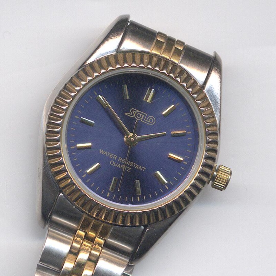Ladies Solo President Style Blue Quartz Watch C1980s - Etsy