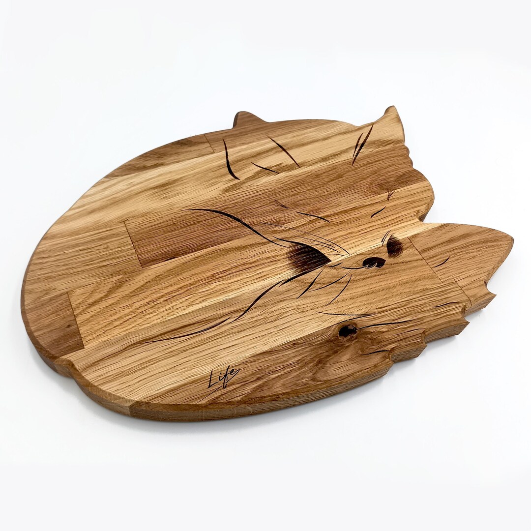 Handmade Solid Oak Fox Chopping Board: Perfect Gift for Country Homes ...