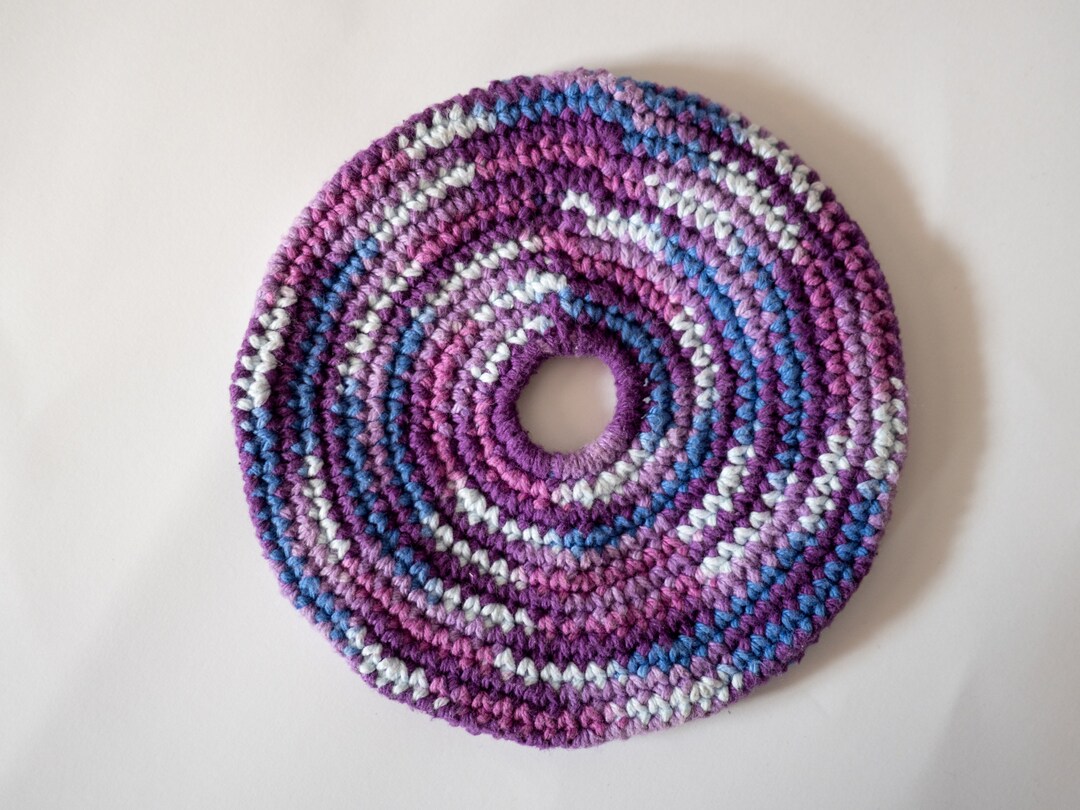 Crochet Flying Disc Indoor Disc Soft Throwing Disc Ready to Ship ...