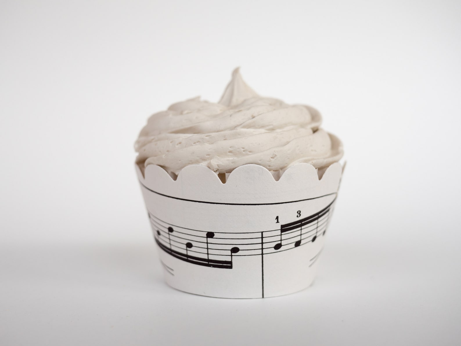 Vintage Sheet Music Cupcake Wrappers - Party Supplies- Wedding ...