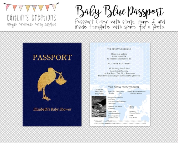 Passport Inside Template