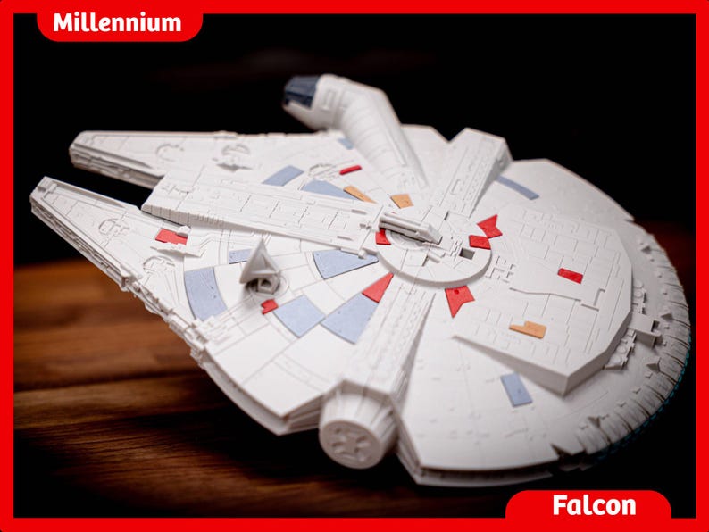 Millennium Falcon Model Kit – Star Wars-inspired Collectible Display ...