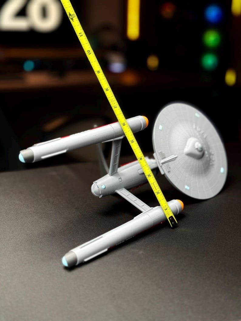3D Printed USS Enterprise Model Kit: No Glue Assembly Star Trek Toy - Etsy