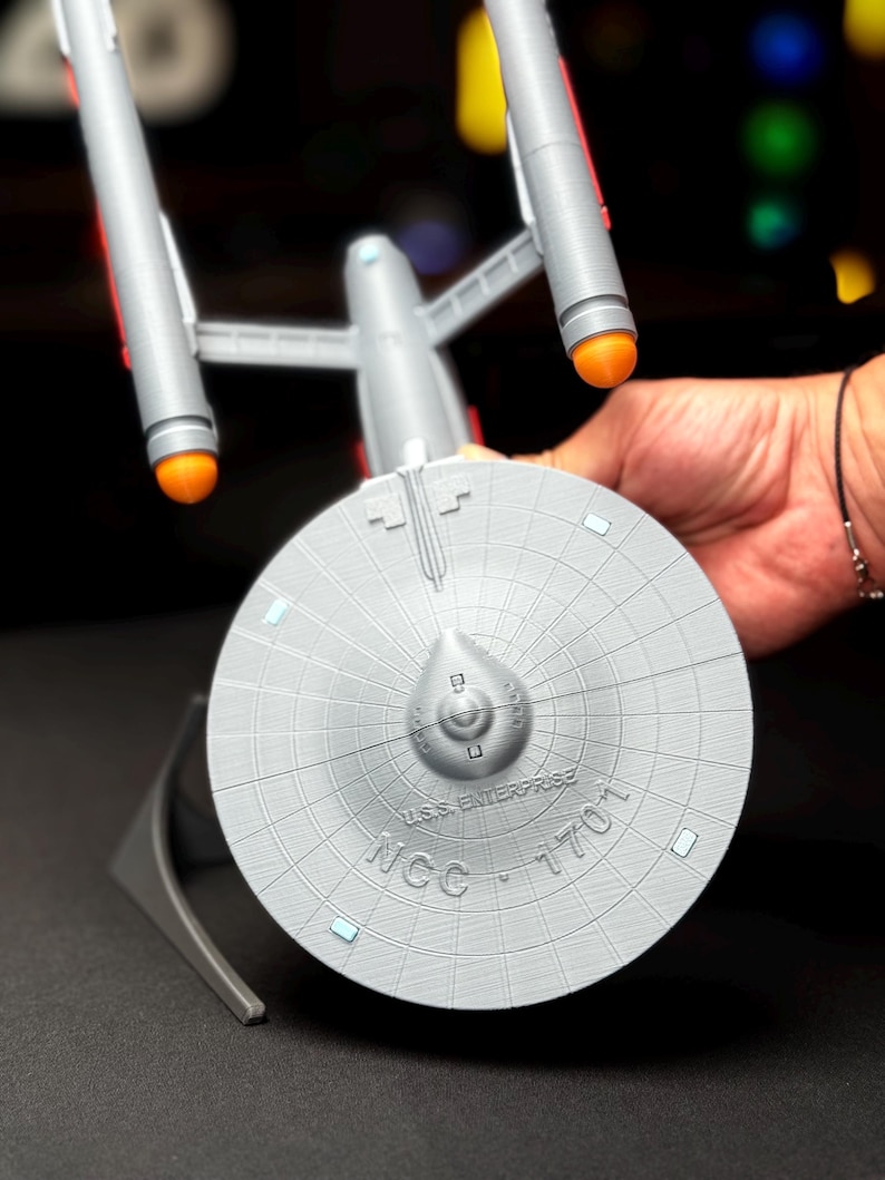 3D Printed USS Enterprise Model Kit: No Glue Assembly Star Trek Toy - Etsy