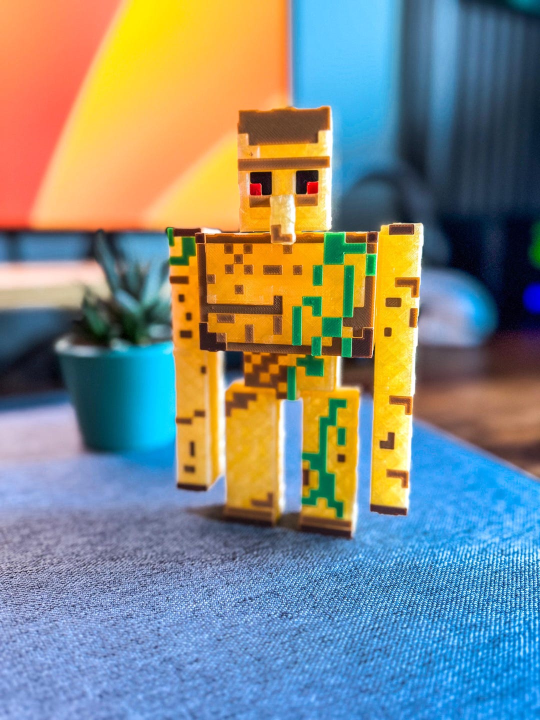 Minecraft Iron Golem Light-up Figure – 3D Printed With Moving Parts and ...