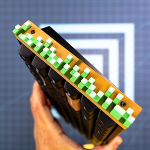 Minecraft-themed Keychron K2 HE Side Panels – 3D Printed Left & Right ...