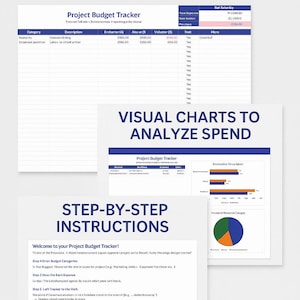 Project Budget Tracker Excel Template – Estimate Vs Actual Spend, Auto ...