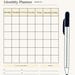 Monthly Planner Printable | Monday Start | 1-page Calendar Layout | To ...