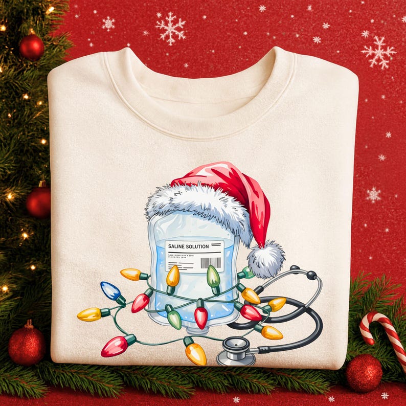Nurse and Doctor Medical Christmas PNG - Etsy
