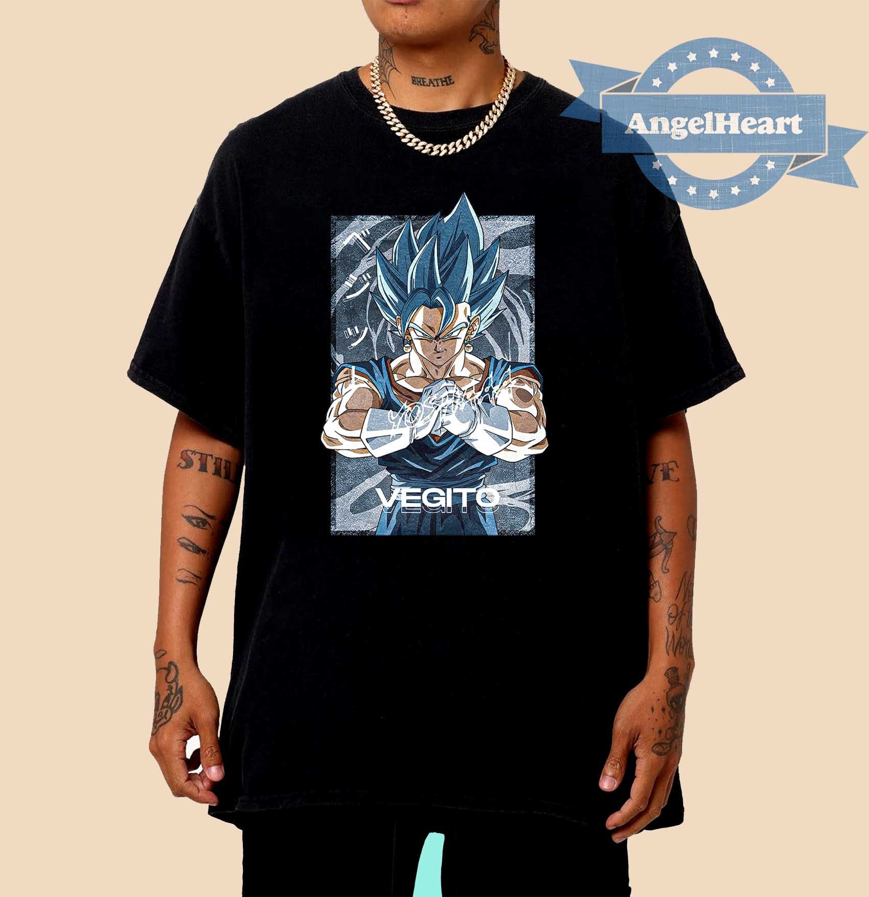 Vegito Vintage Dragon Ball DBZ Goku Gohan Krillin Vegeta T-Shirt