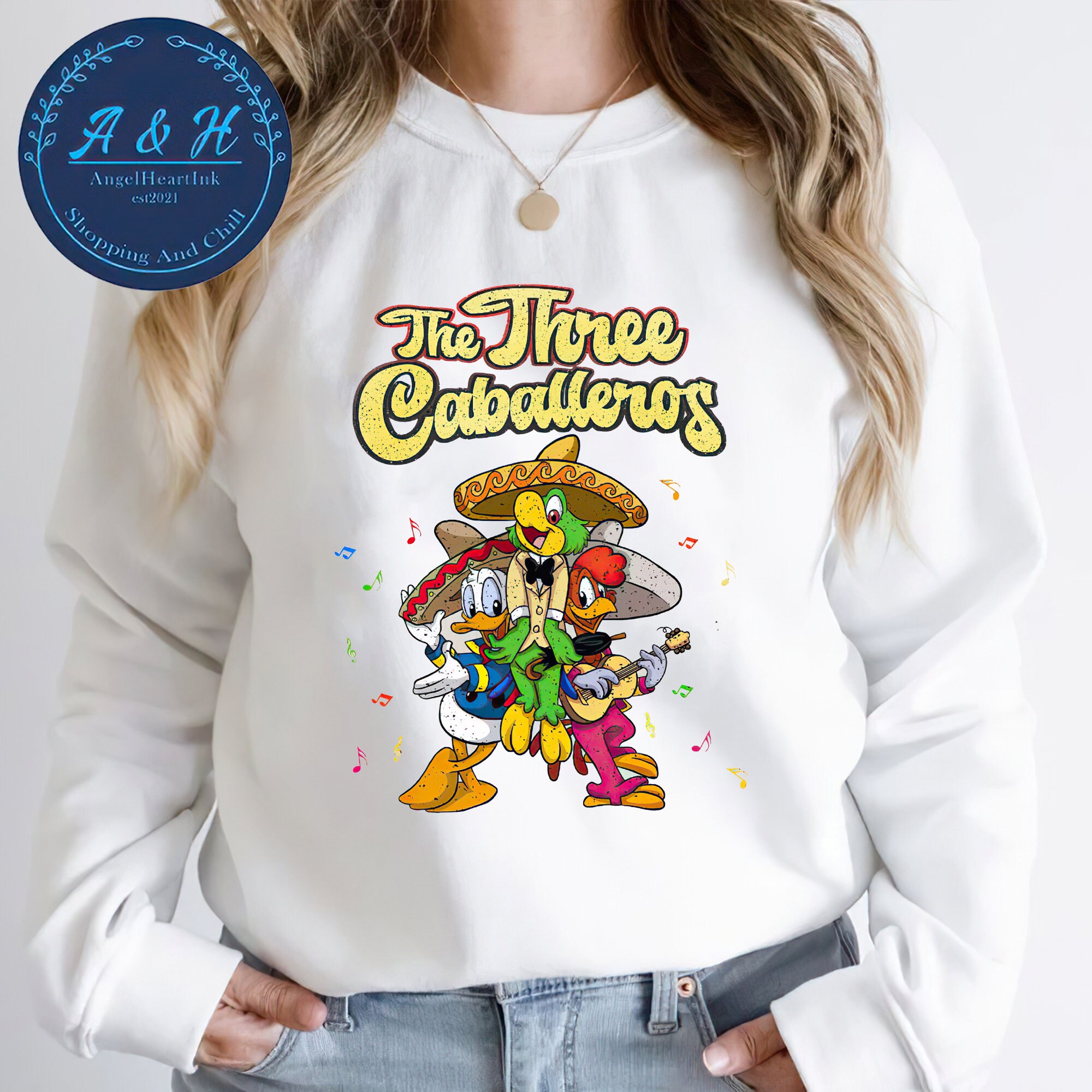 Retro Disney The Three Caballeros Classic Donald Duck Jose Carioca ...