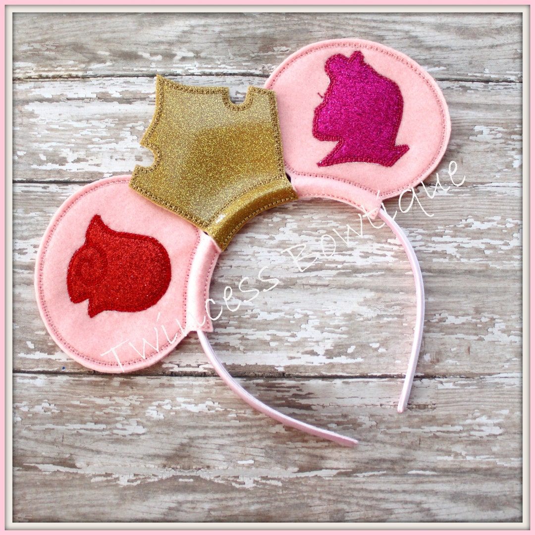 Sleeping Beauty Princess Mouse Ears Headband by Twincess Bowtique ...