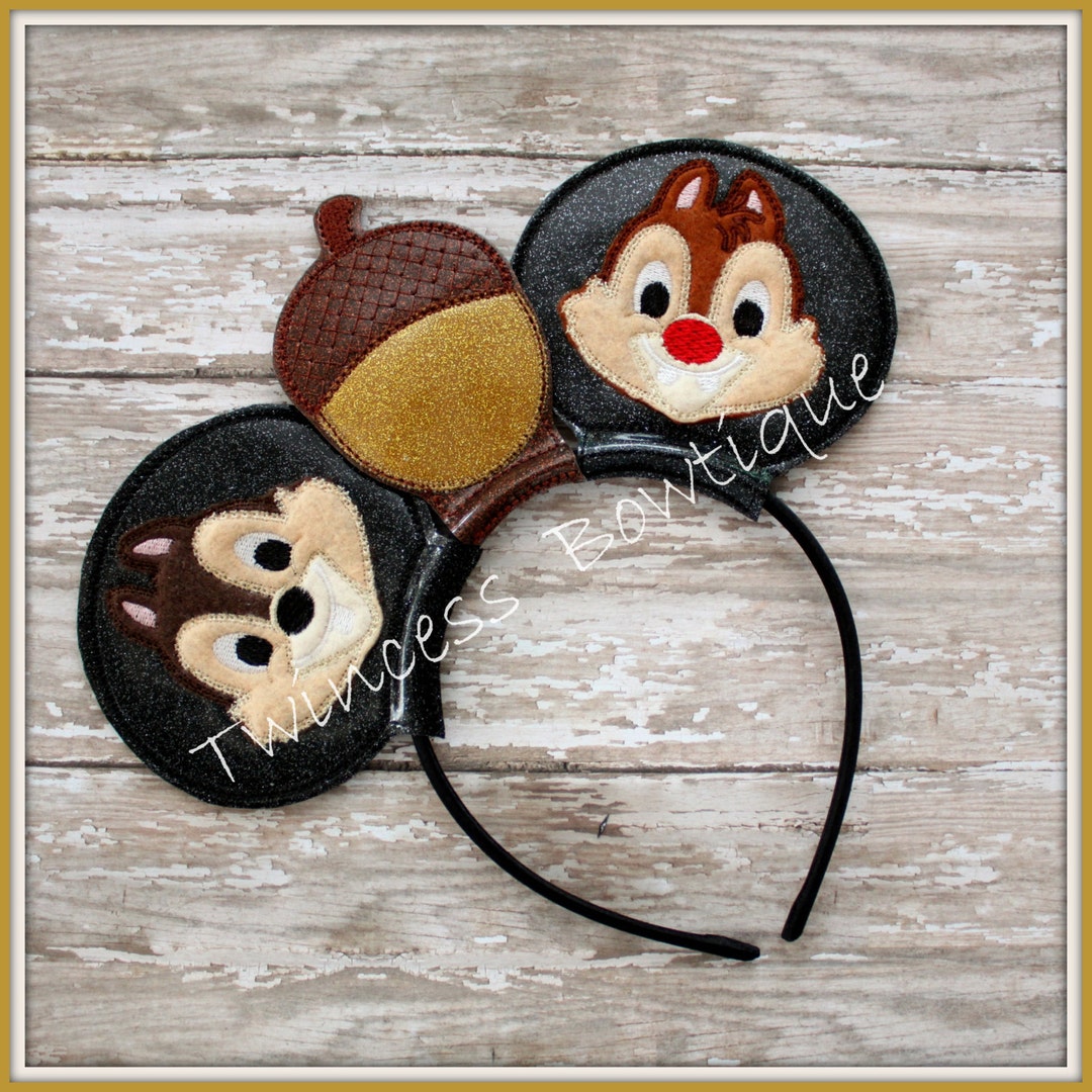 Chipmunk Mouse Ears Headband CUSTOM Twincess Bowtique - Etsy