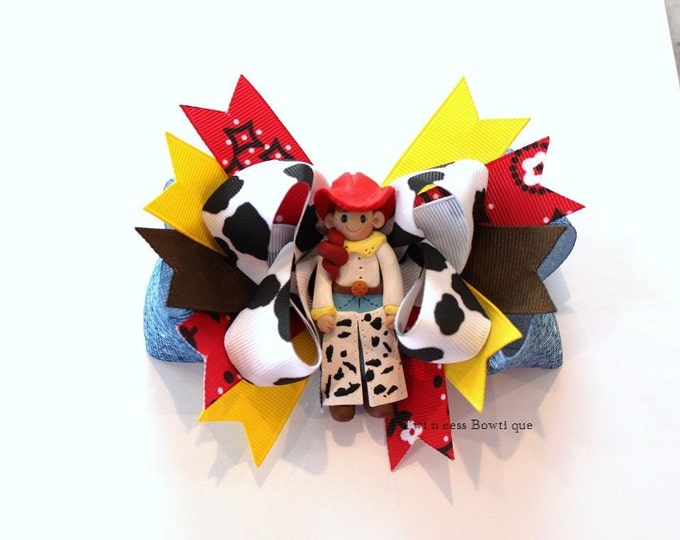 Boutique Toy Story Jesse Cow Girl Hair Bow - Etsy
