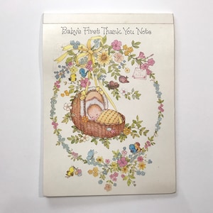Babies First Thank You Notes Stationary Shower New Baby Thanks - Etsy