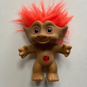 Large Ace Novelty Co Jewel Belly Troll Doll 1990s Kids Toy - Etsy