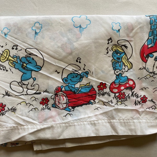 Smurfs Bedding - Etsy