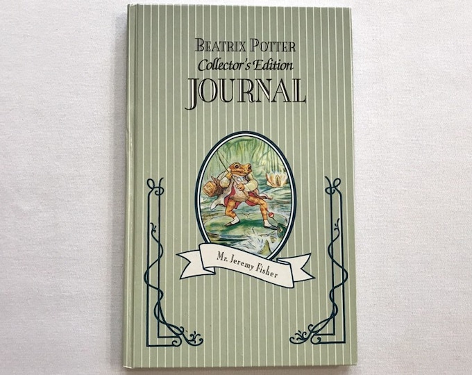 SALE Beatrix Potter Collectors Edition Journal With Mr Jeremy Fisher ...