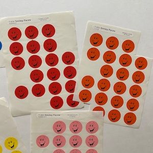 Trend Scratch N Sniff Smiley Faces Stickers Fruit Scented 80s 90s Kids ...
