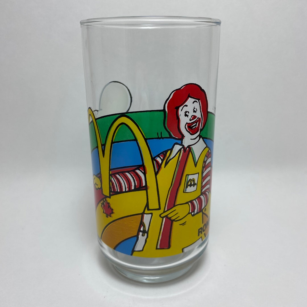 1980s Mcdonalds Ronald Mcdonald Glass Collectable Tumbler - Etsy